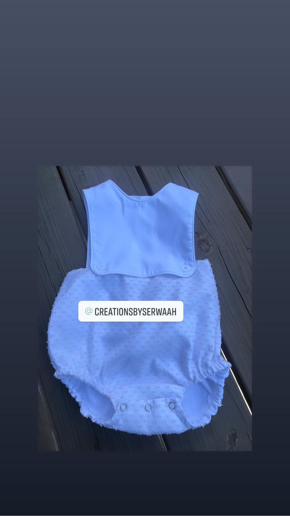 Girls Removable Bib Bubble | CreationsbySerwaah